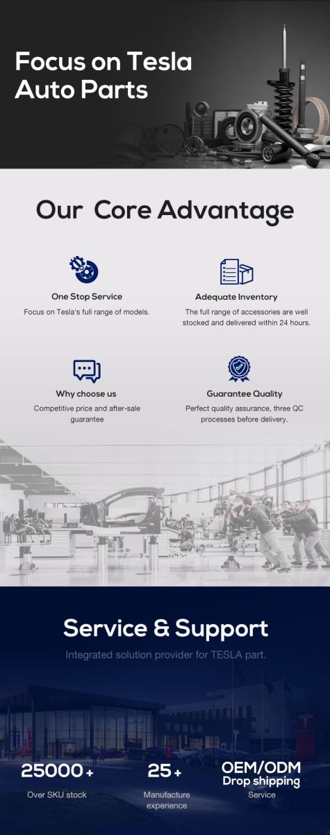 Tesla OEM&ODM AfterMarkect Parts - Yichou